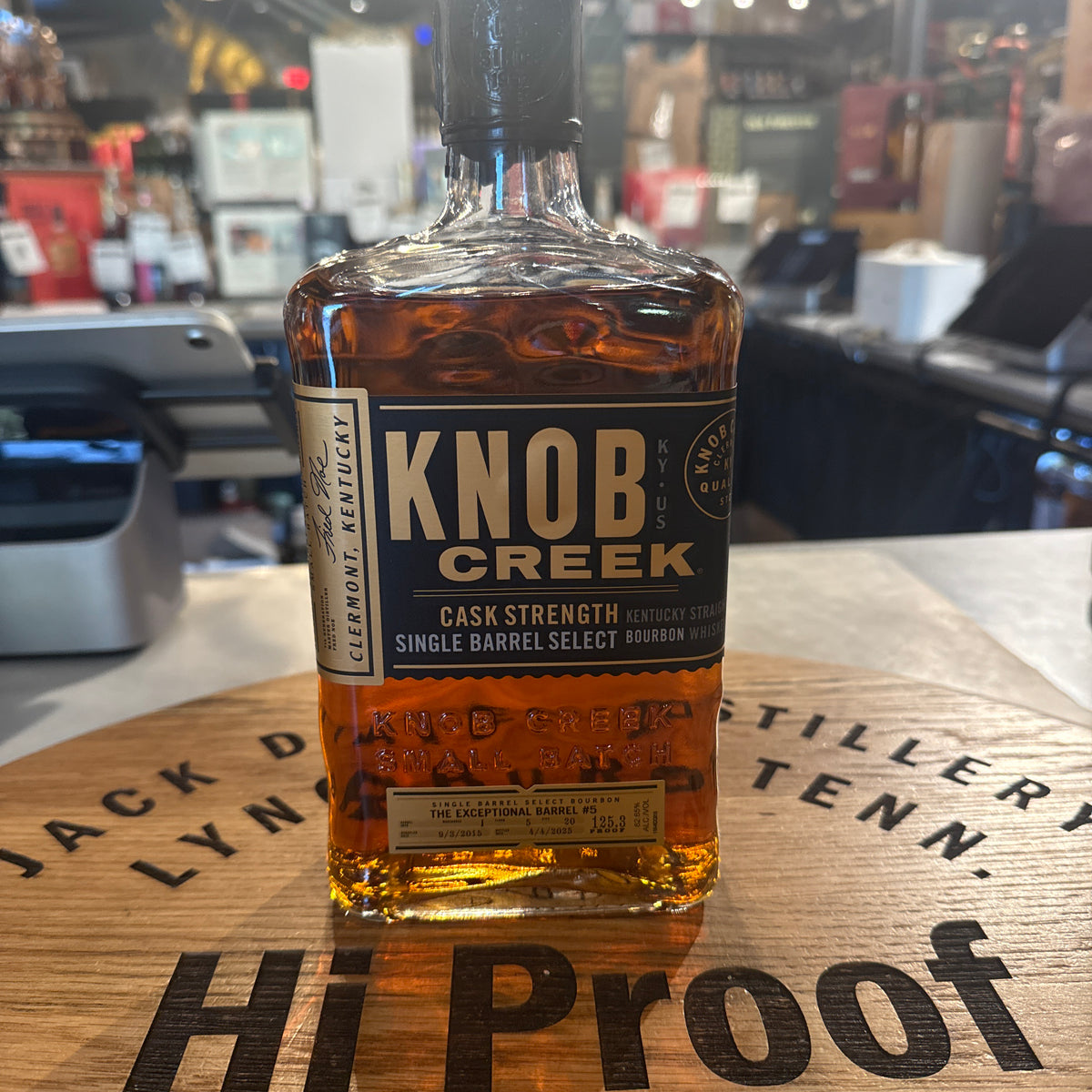 Knob Creek Cask Strength “The Exceptional Barrel #5” 125.3 Proof 750ml – Hi Proof