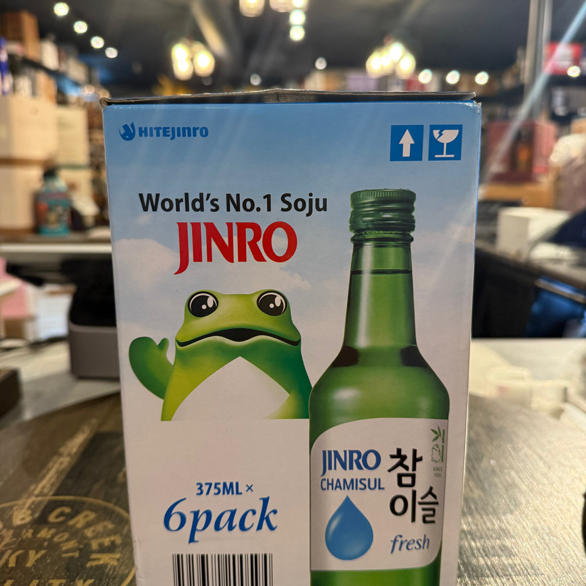 JINRO SOJU CHAMISUL FRESH (6Pack) 32Proof 참이슬 프레시 소주 375ml – Hi Proof