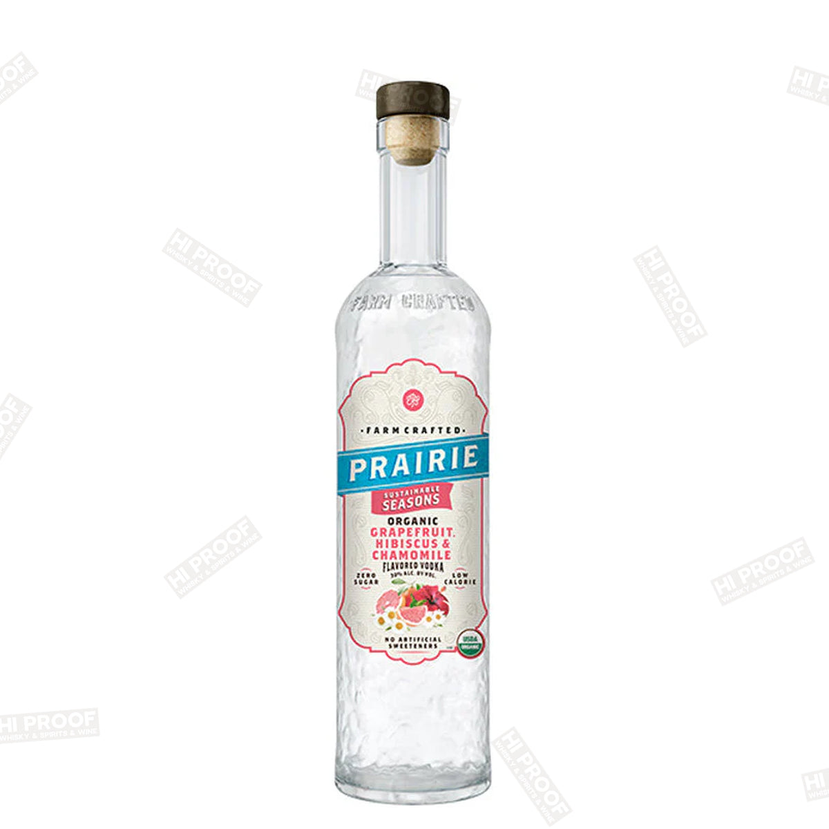 Prairie Organic Grapefruit, Hibiscus & Chamomile Vodka 750ml – Hi Proof