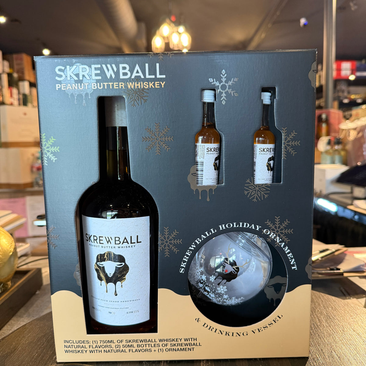 Skrewball Peanut Butter Whiskey 750ml with 50ml (mini -2bottles)Onamen ...