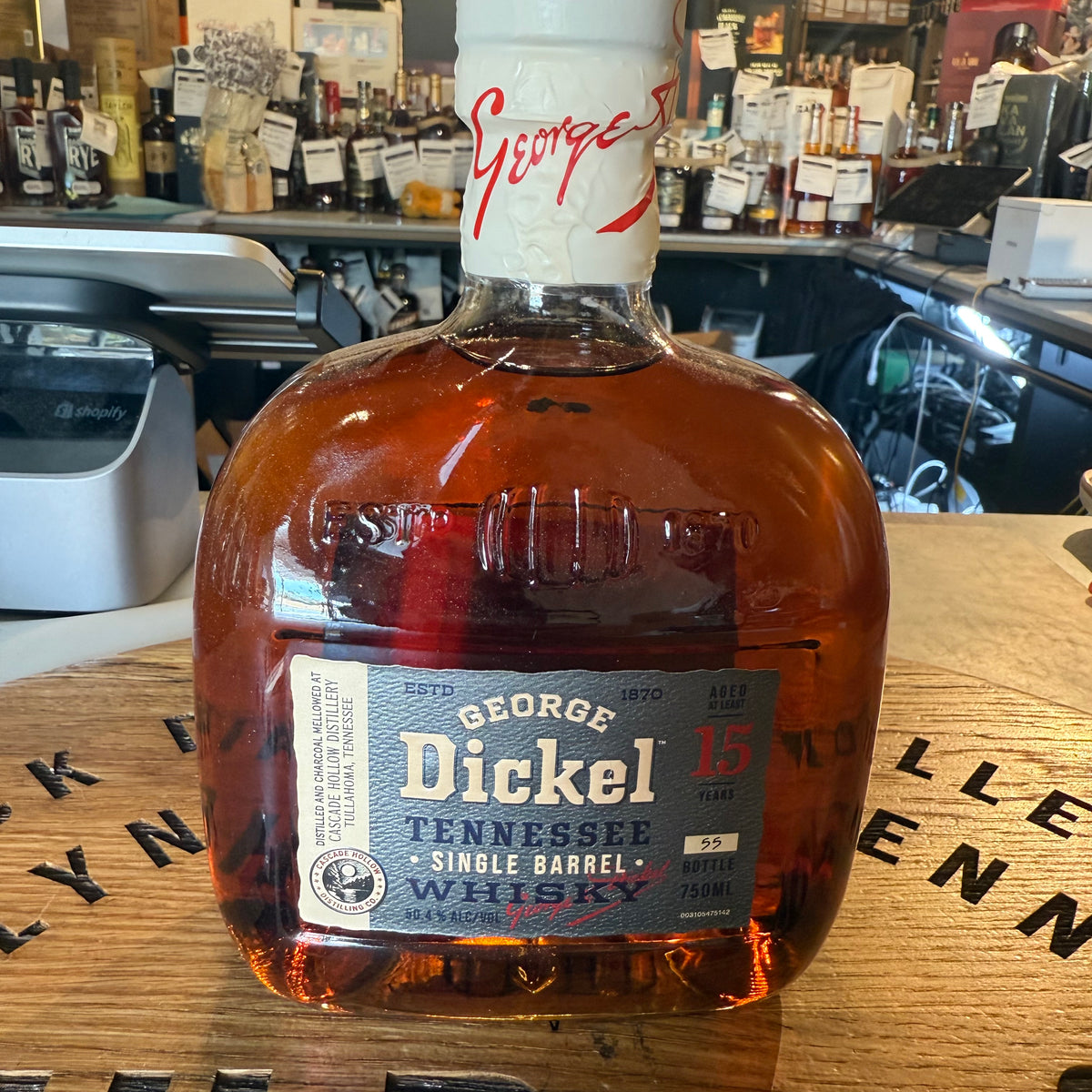 GEORGE DICKEL 15 YEAR SINGLE BARREL 100.8 Proaof TENNESSEE WHISKY 750 ...