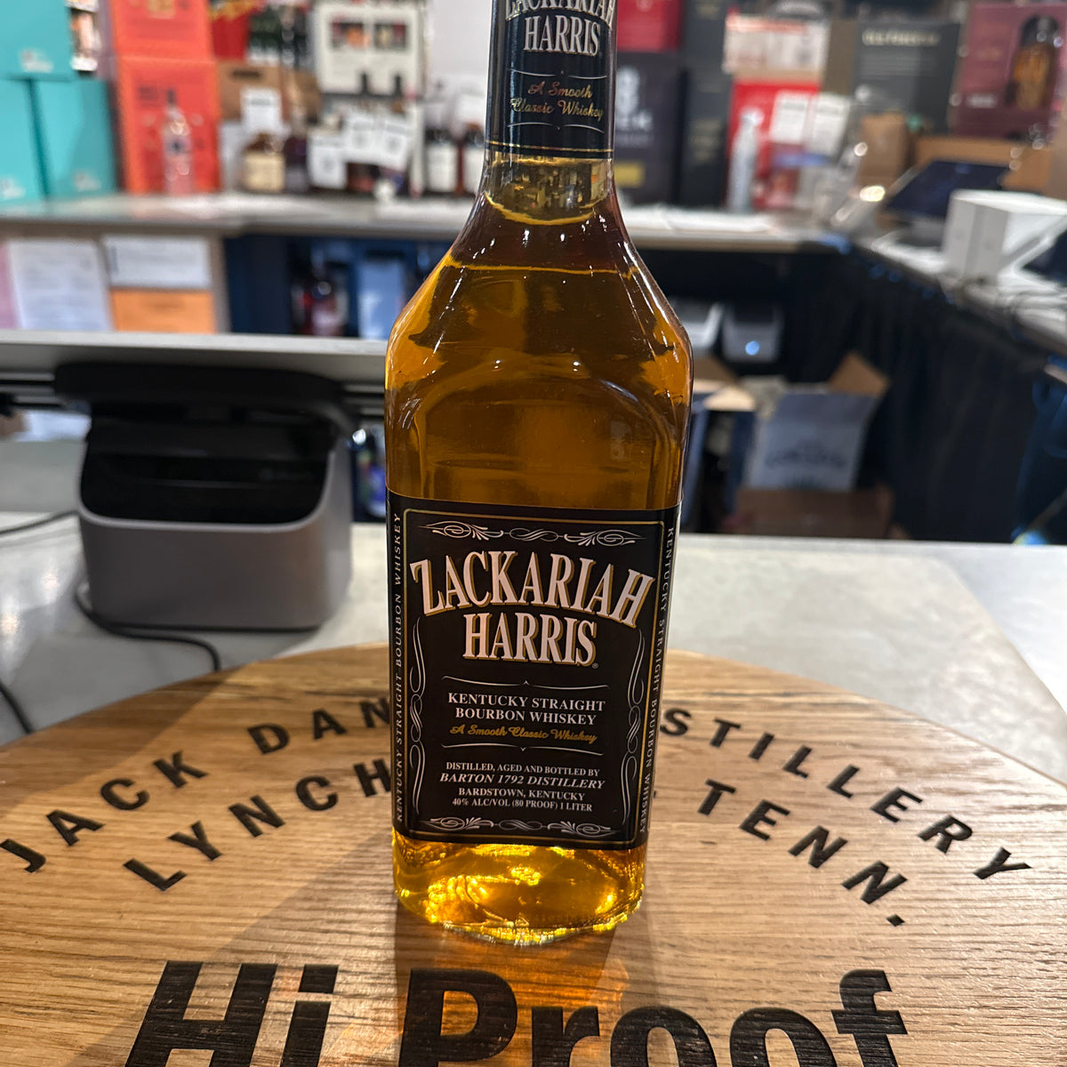 Zackariah Harris Kentucky Straight Bourbon Whiskey 1L – Hi Proof