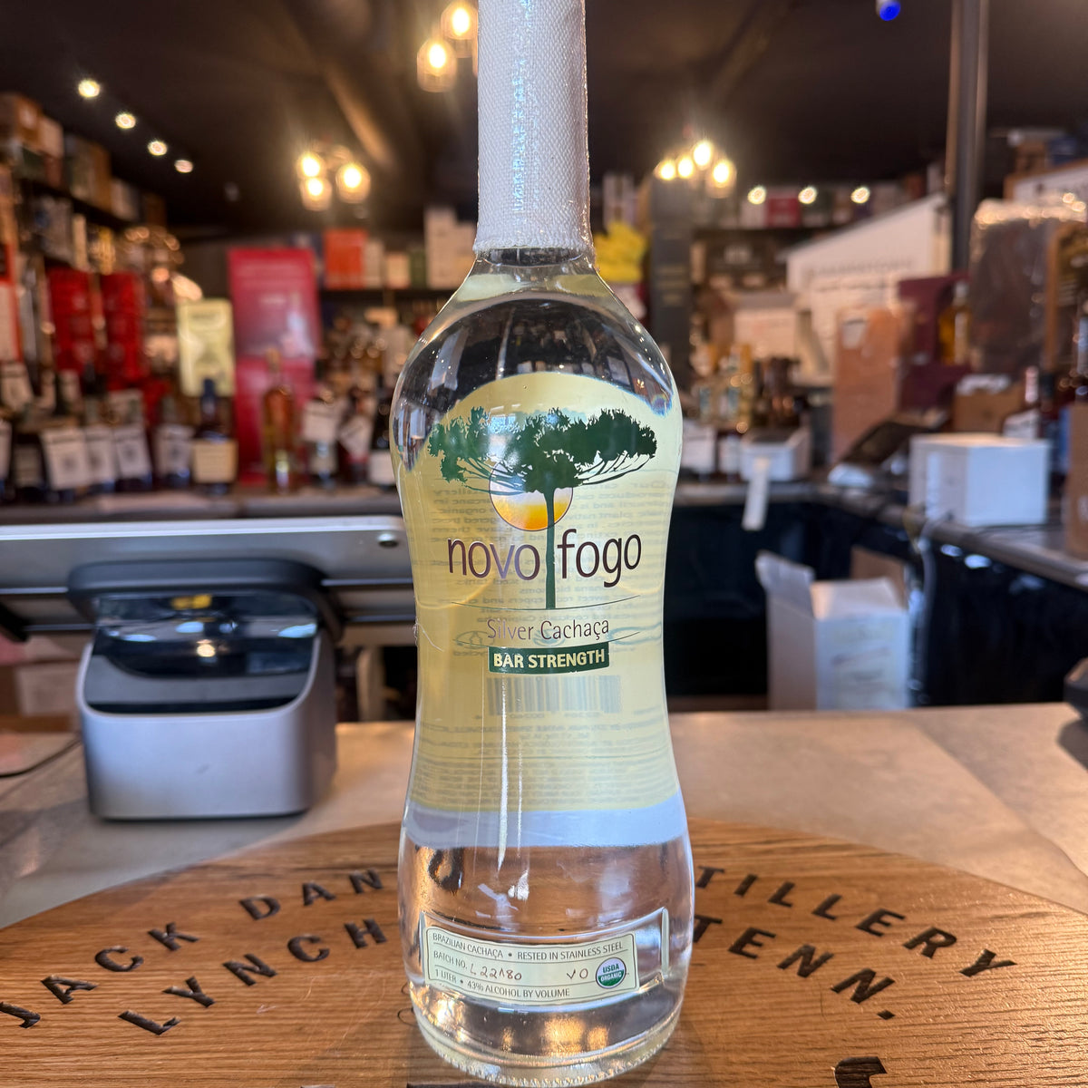 Novo Fogo Silver Cachaca Bar Strength 43% ABV 1L – Hi Proof