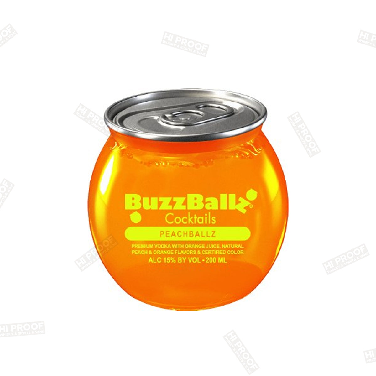BuzzBallz PeachBallz 200ml – Hi Proof