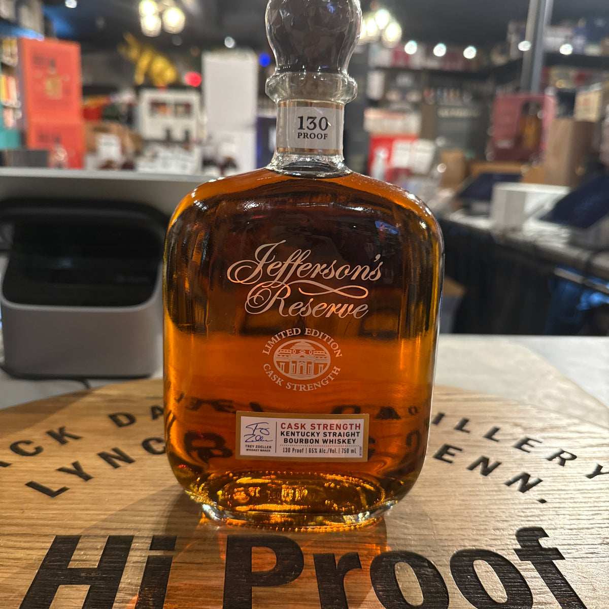 Jefferson's Reserve Cask Strength 130 Proof Bourbon 8-Year – Hi Proof