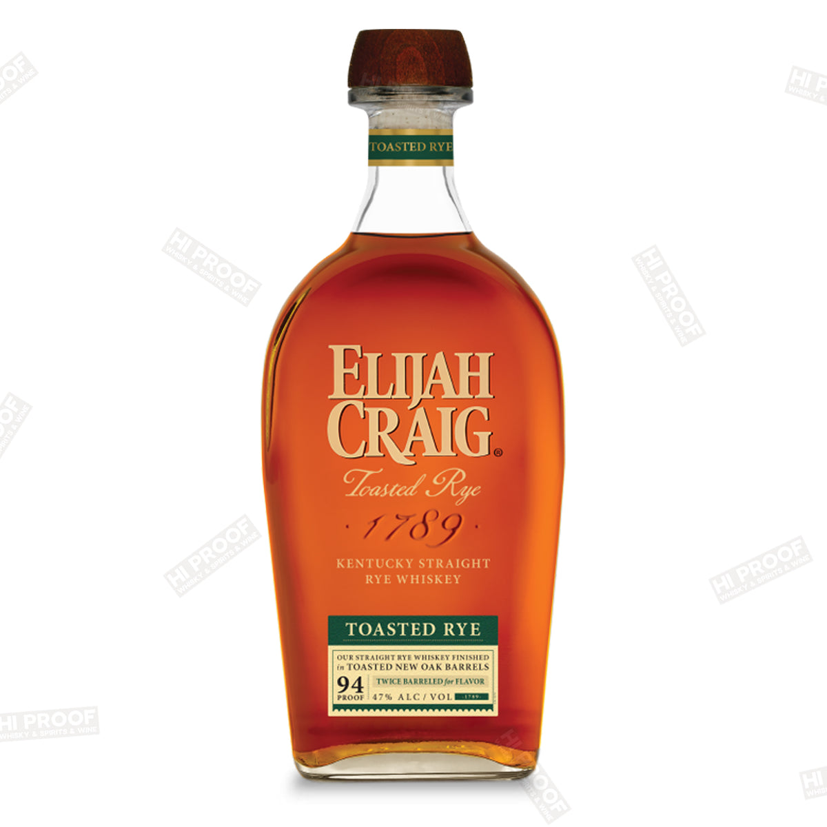 Elijah Craig Toasted Rye Kentucky Straight Rye Whiskey 750ml – Hi Proof
