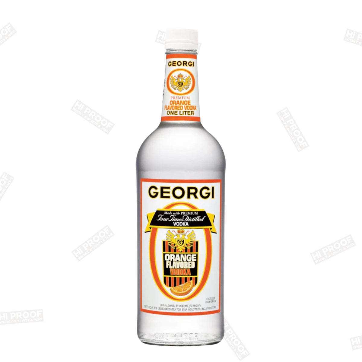 Georgi Orange Vodka 1L – Hi Proof