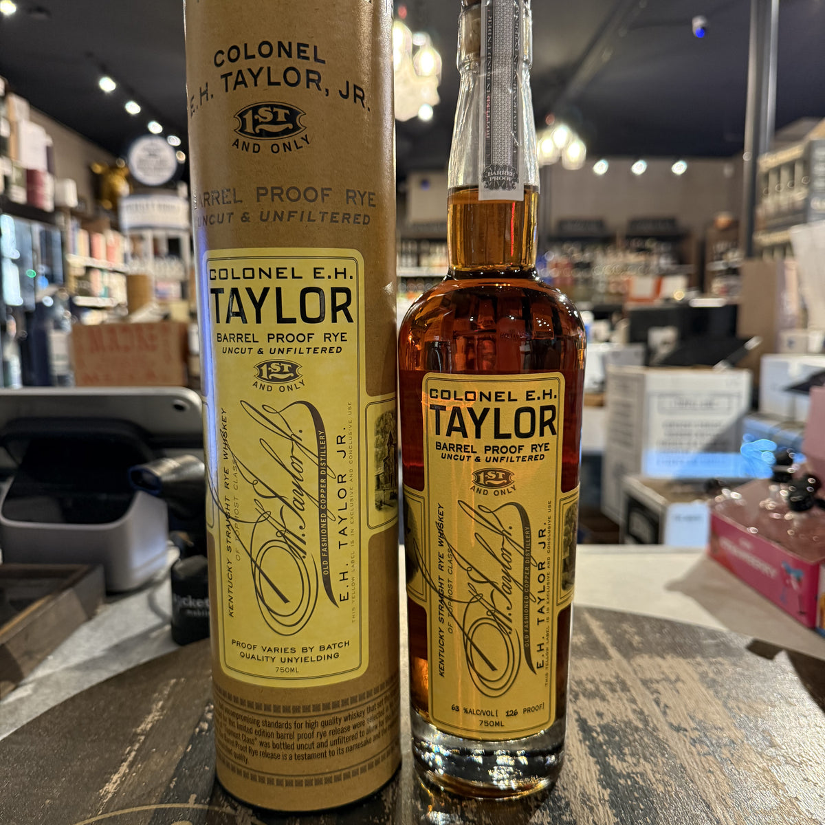 E.H. Taylor Barrel Proof Rye (Spend $600 SAZERAC, Get IT $99.99) – Hi Proof