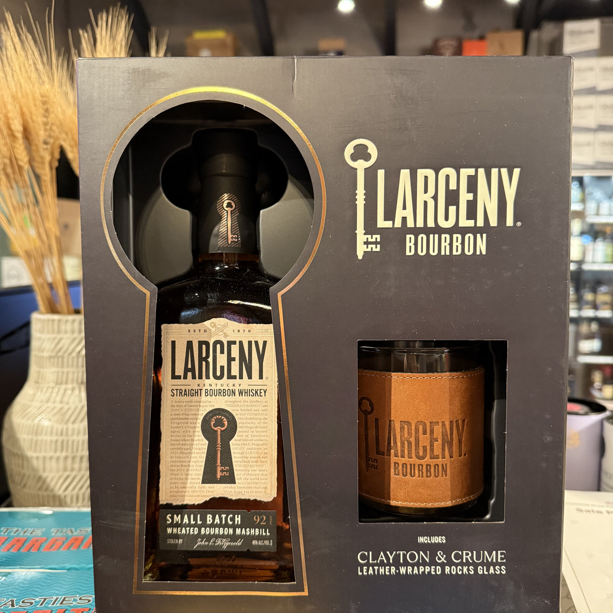 LARCENY SMALL BATCH 92 PROOF W/ROCK GLASS 750ml – Hi Proof