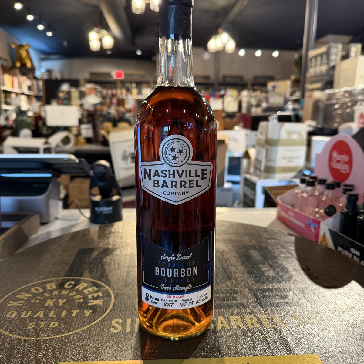 Nashville Barrel Co. 8yr Bourbon Store Pick 127° – Hi Proof