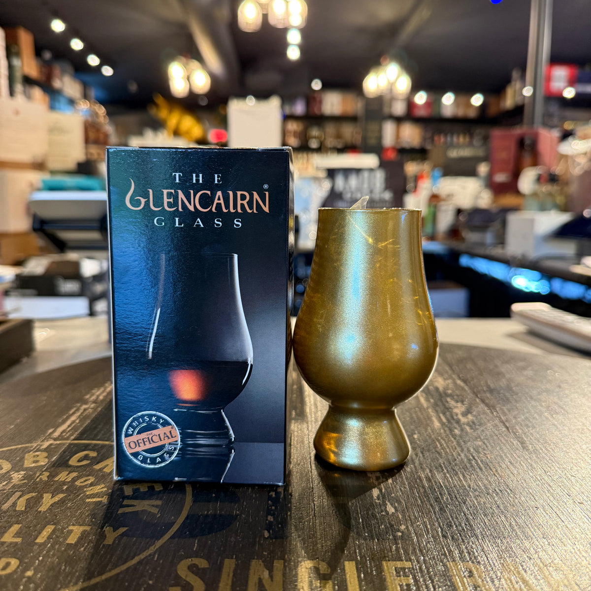 The Gold Glencairn Glass - Premium Whiskey Tasting – Hi Proof