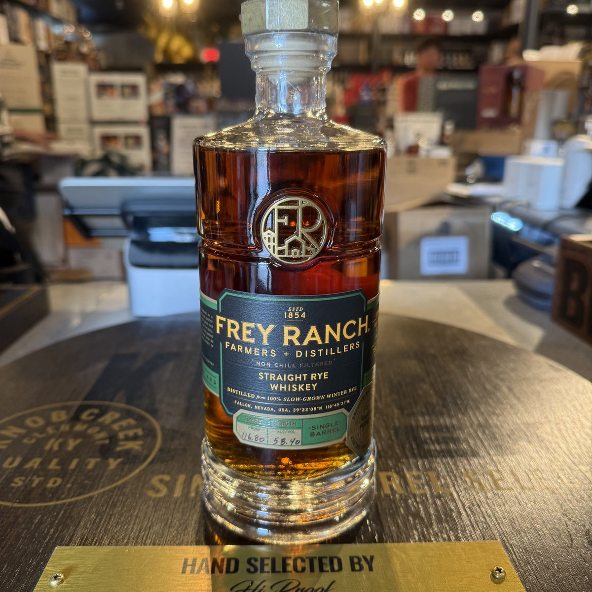 Frey Ranch Single Barrel Straight Rye Whiskey 116.80 Proof - Premium N ...