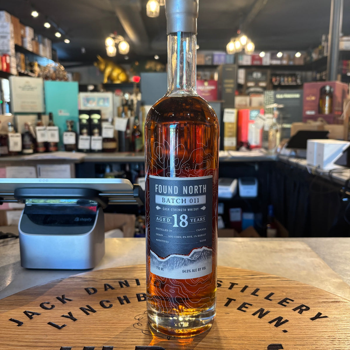 Found North Aged 18Years Batch 011 750mL/64.9% Alc – Hi Proof