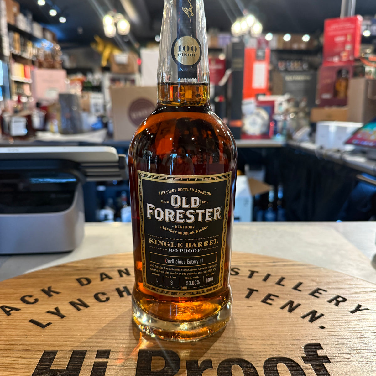 Old Forester Single Barrel Barrel 100 Proof Bourbon Whisky 750ml – Hi Proof
