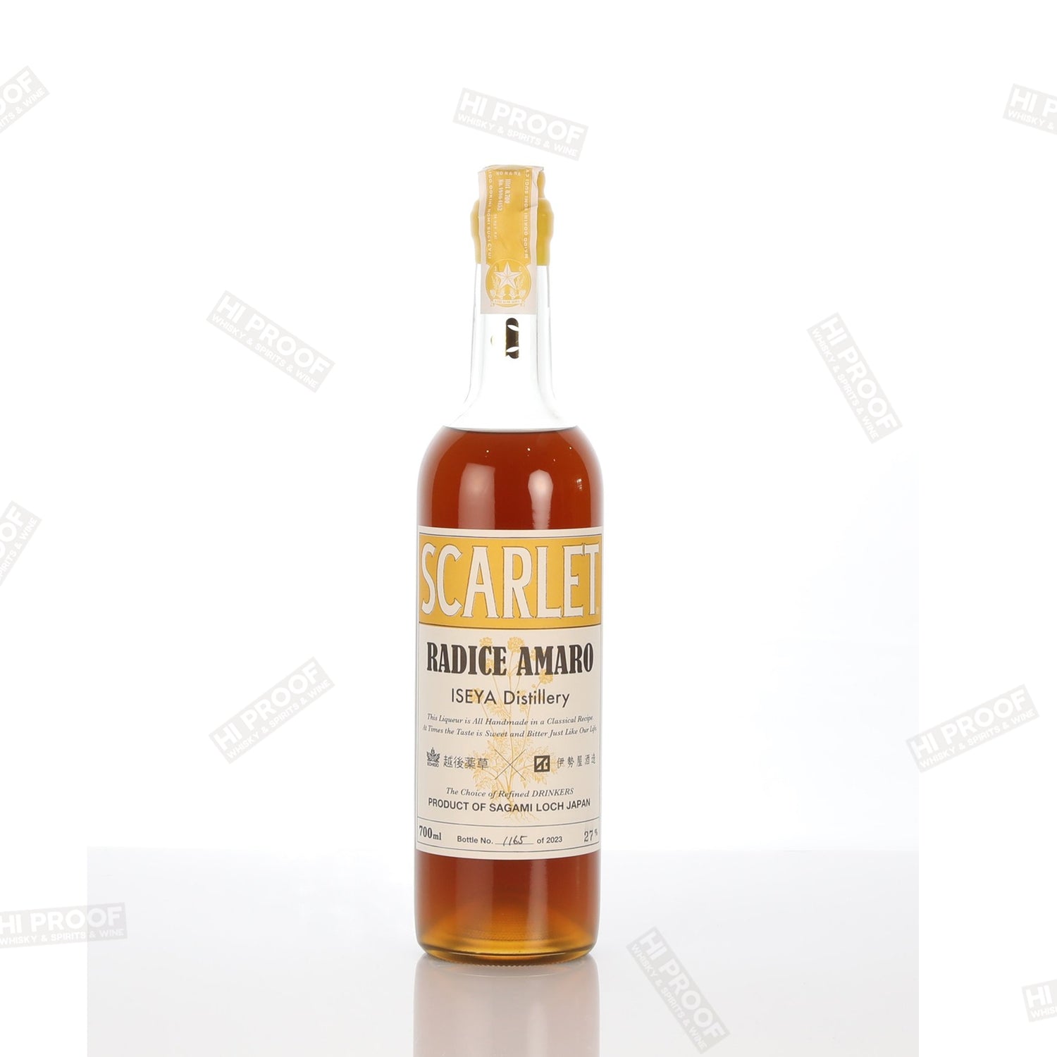 Iseya Distillery Scarlet Radice Amaro Japanese Bitter Liqueur 700ML – Hi Proof