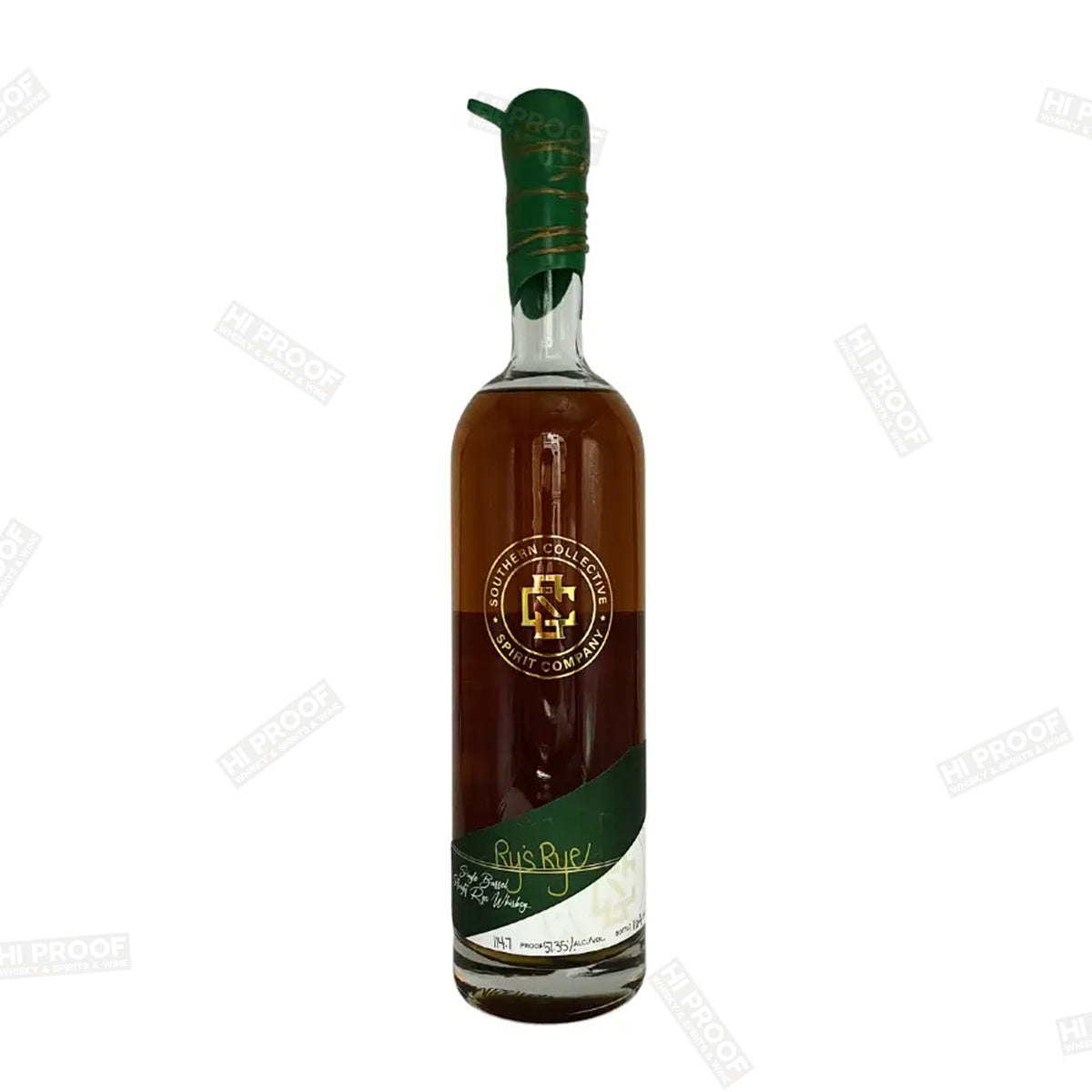Southern Collective Single Barrel Rye Whiskey 'Ry's Rye' 750ml – Hi Proof