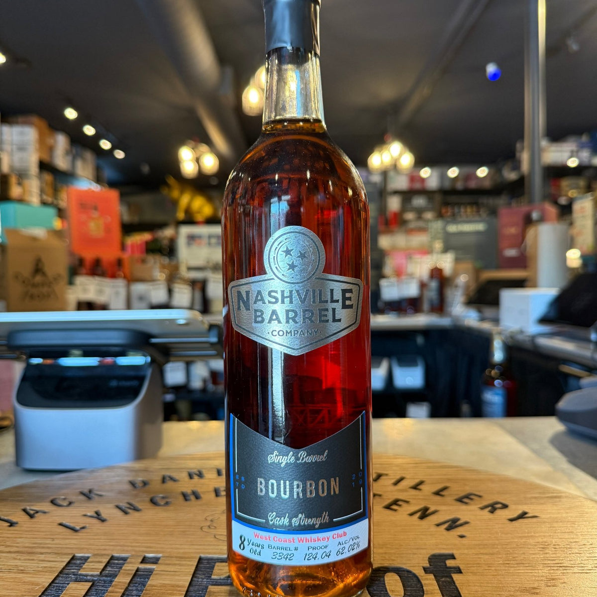 Nashville Barrel 8yr Single Barrel #3342 124.04 Proof – Hi Proof