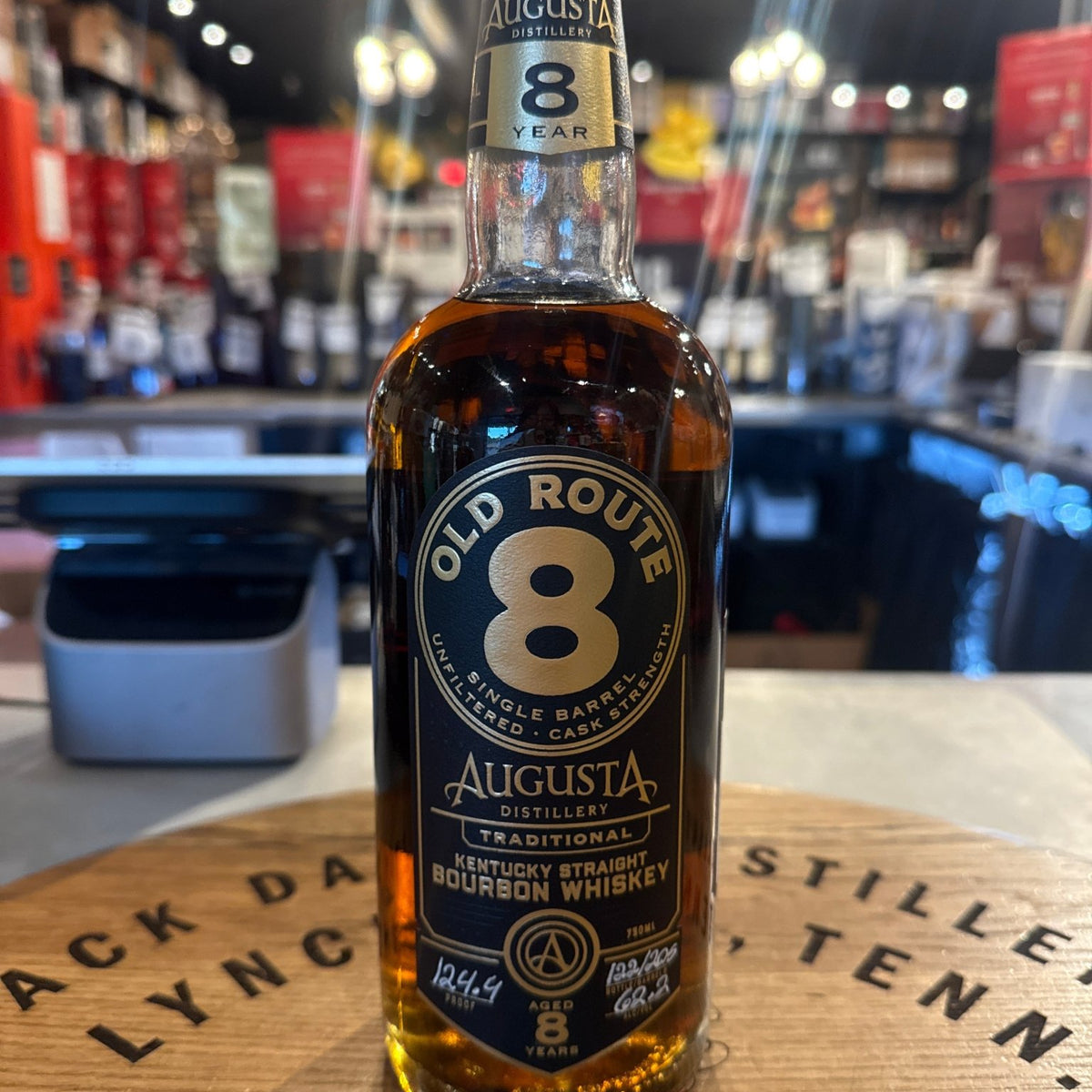 Old Route 8 Year Single Barrel 124.4 Proof – Hi Proof