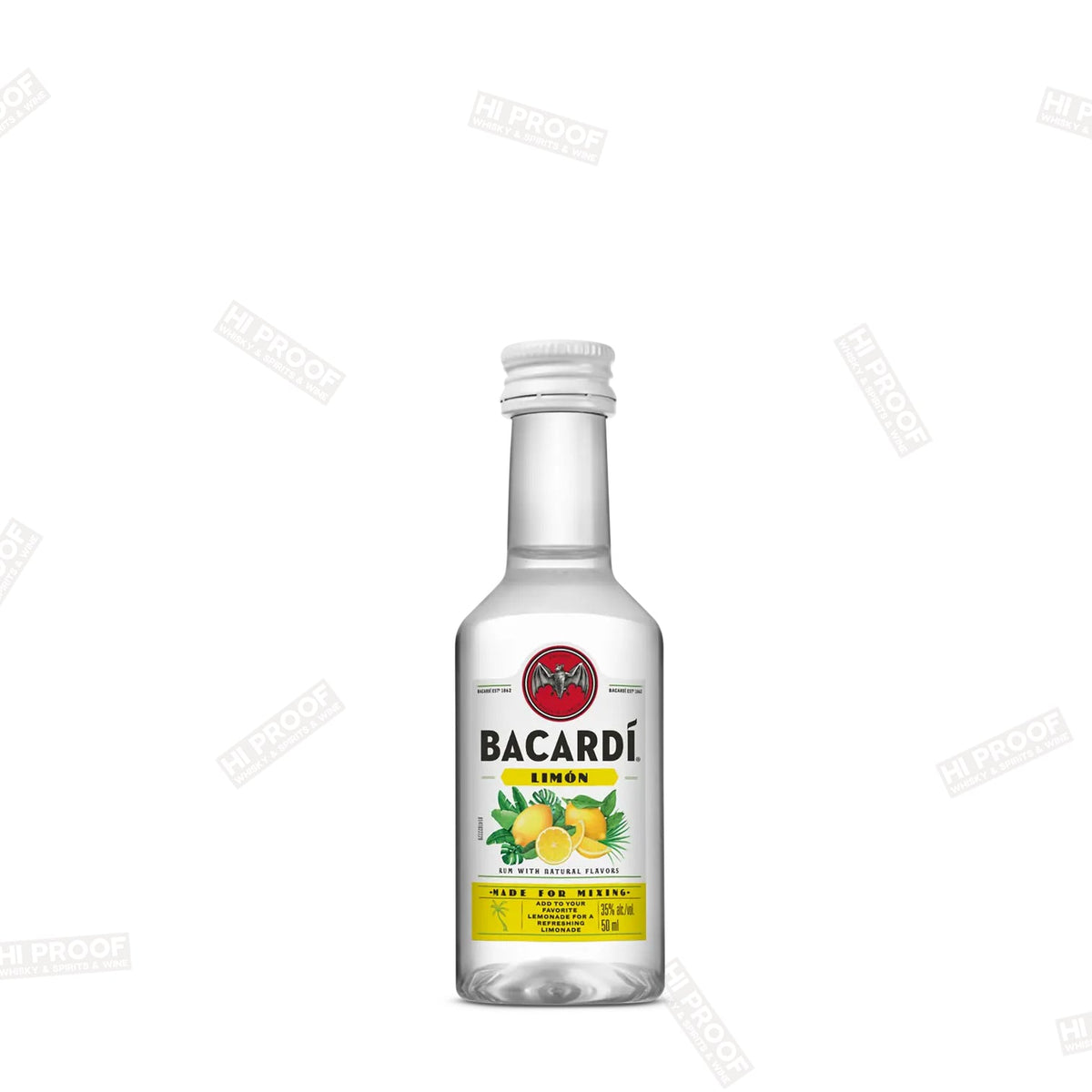Bacardi Lemon Rum 50ml – Hi Proof