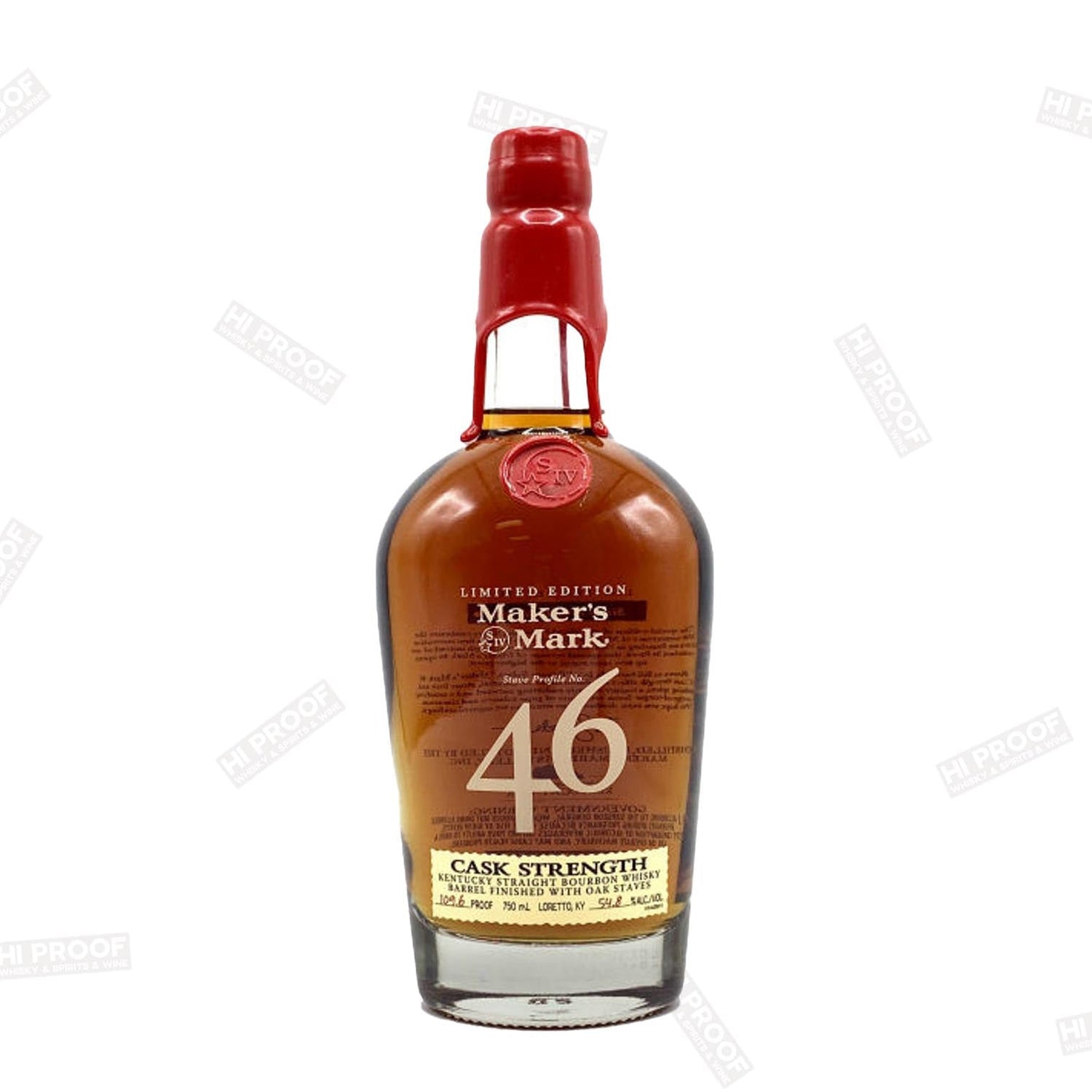 Maker's Mark 46 Cask Strength Bourbon Whisky 750ml – Hi Proof