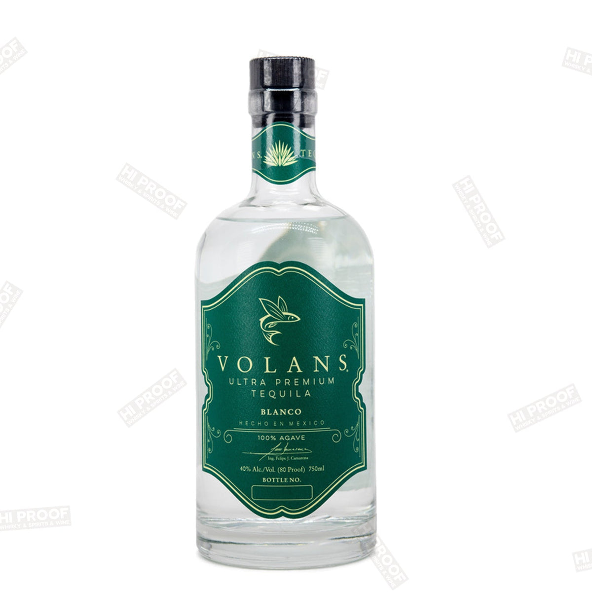 Volans Ultra Premium Tequila Blanco 100% Agave – Hi Proof